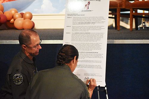 Robins Air Force Base hosts annual triple ribbon proclamation honoring ...