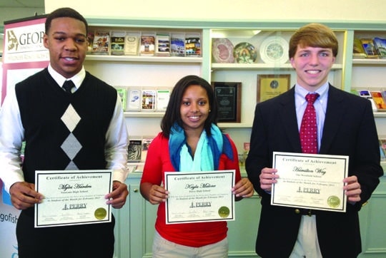 Perry students of the month – Houston Home Journal