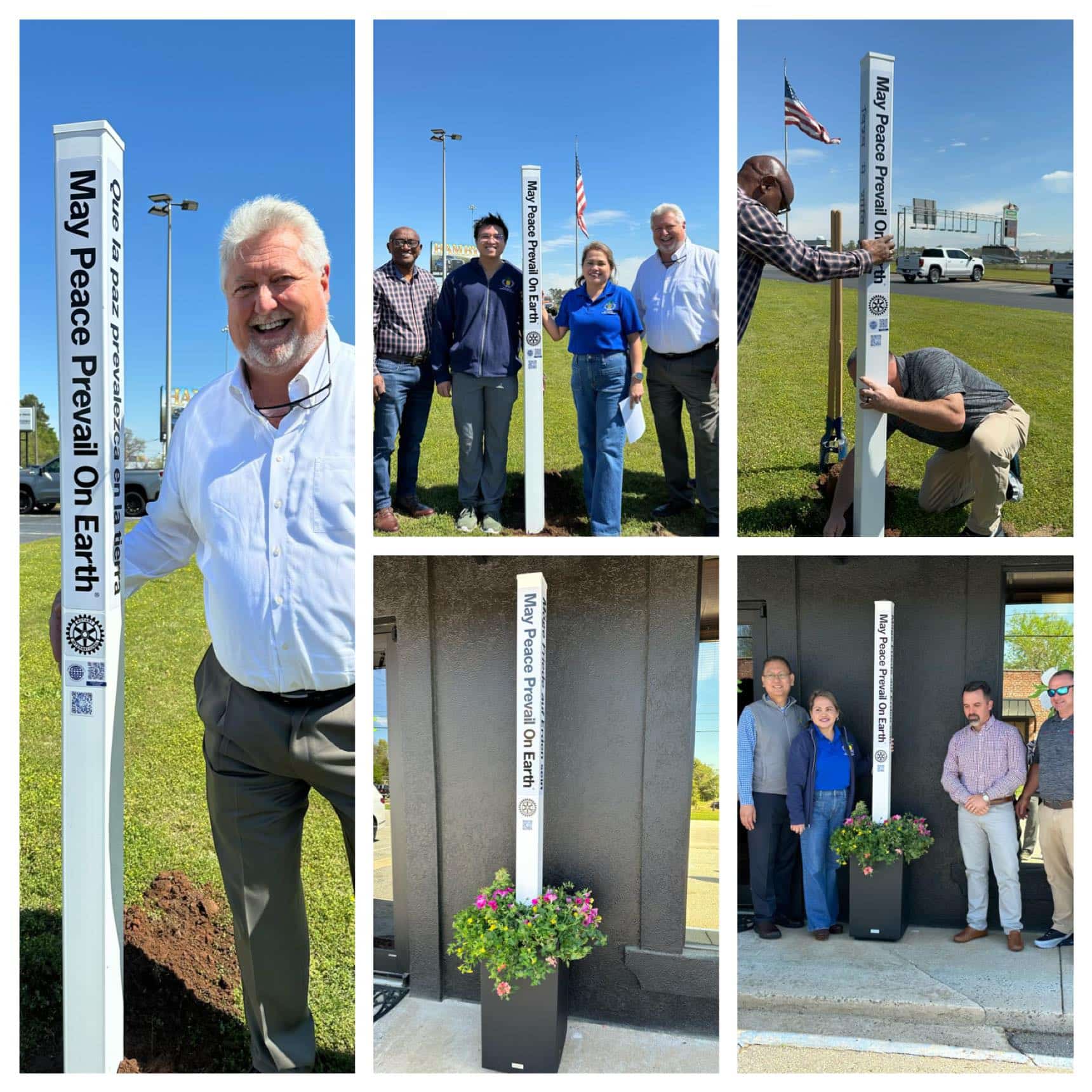Perry Rotary Club spreads peace with poles – Houston Home Journal