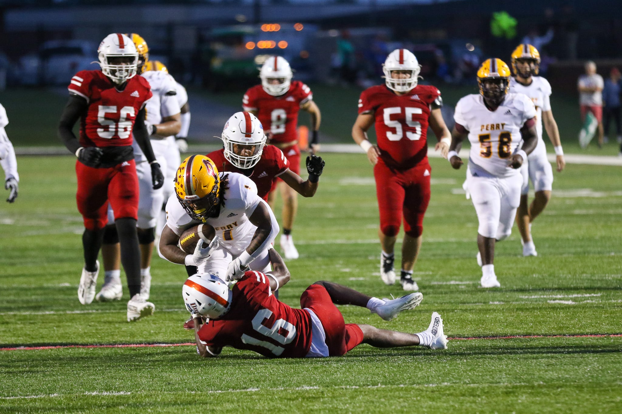 Perry football dismantles Veterans on Freedom Field – Houston Home Journal