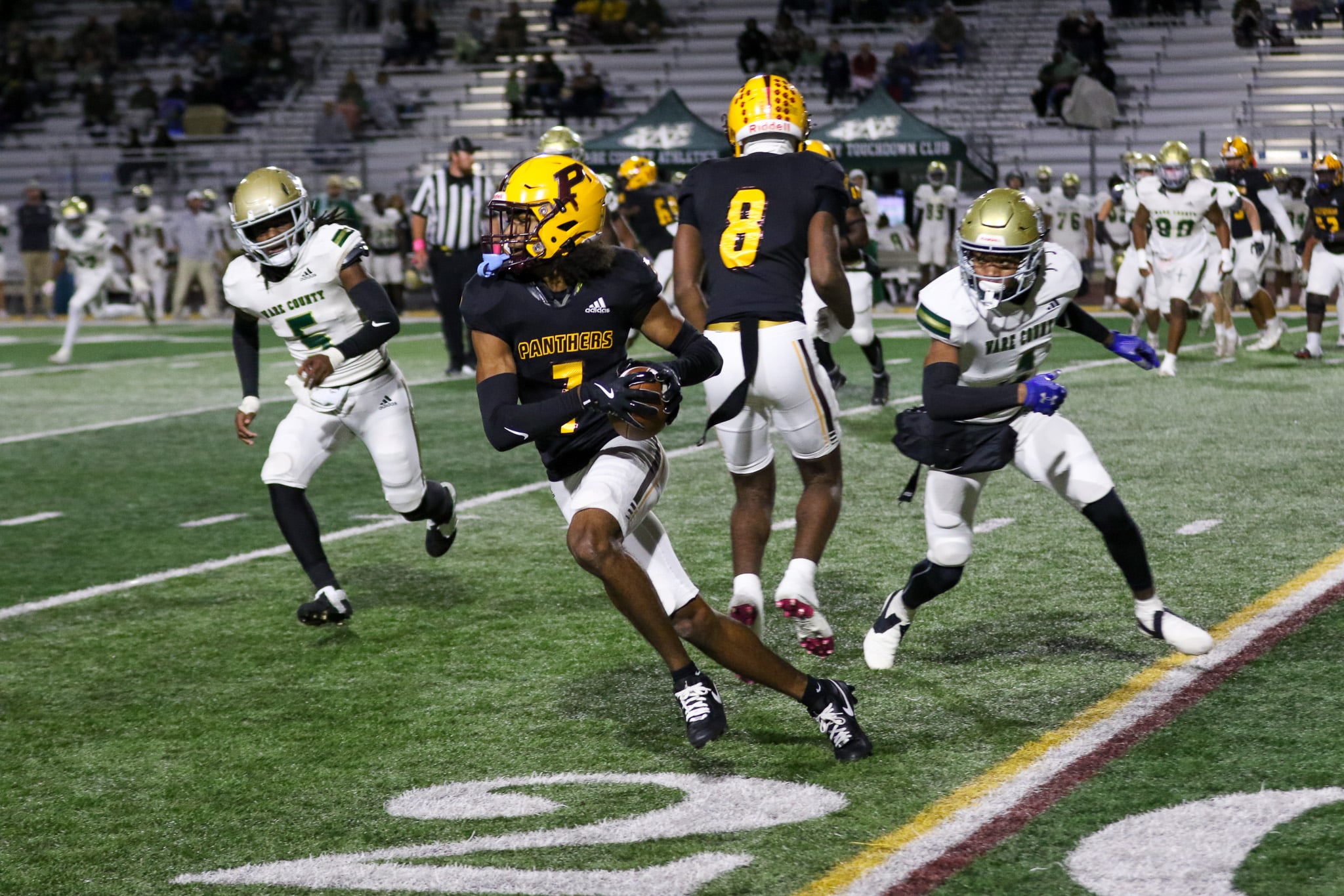 Perry football brings St. Pius X Catholic Golden Lions to the Panther ...