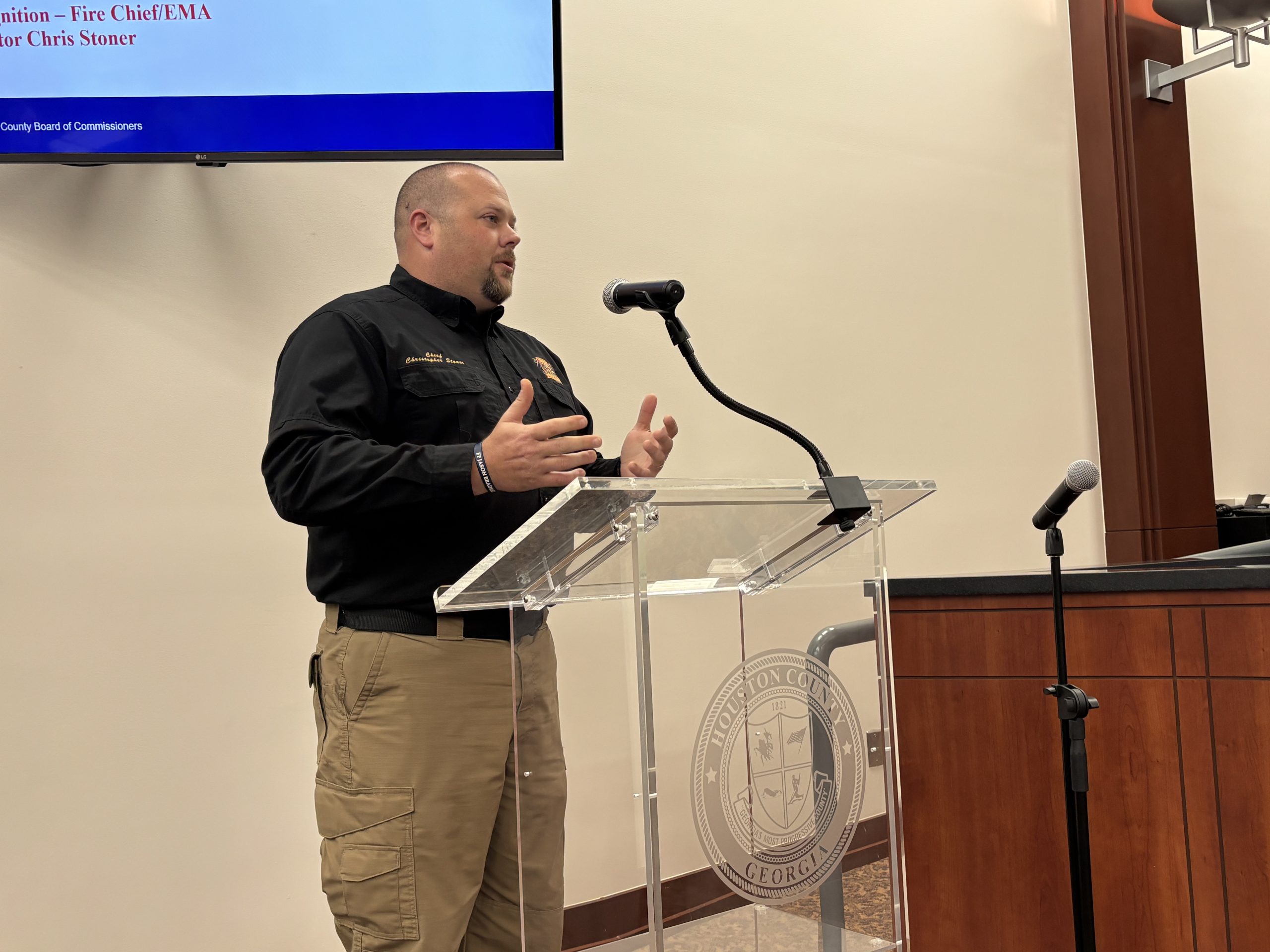Commissioners recognize fire chief for efforts during Hurricane Helene ...