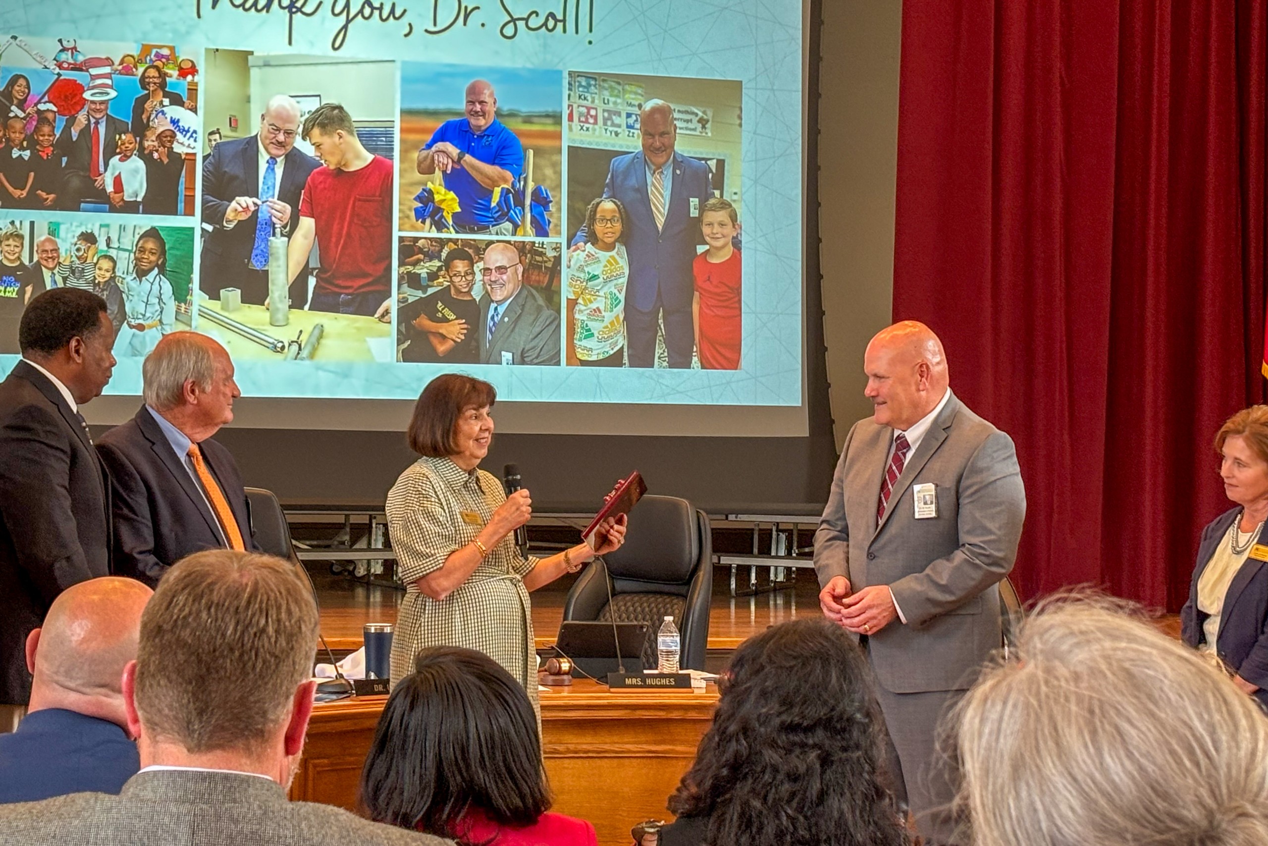 Board of Education honors Dr. Mark Scott in his final meeting as ...